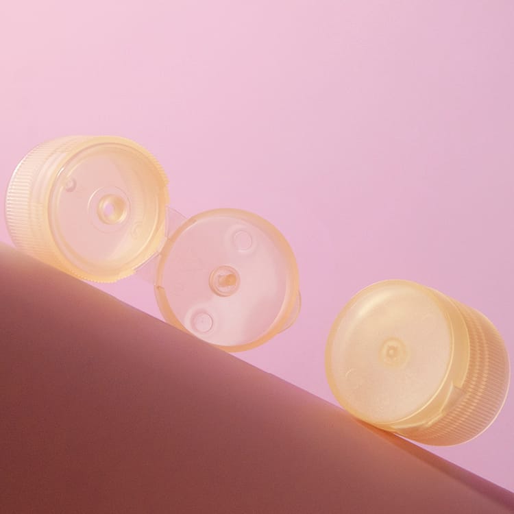 Classical flip top bottle lids for cosmetic products